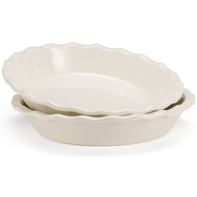 deep ceramic pie dish