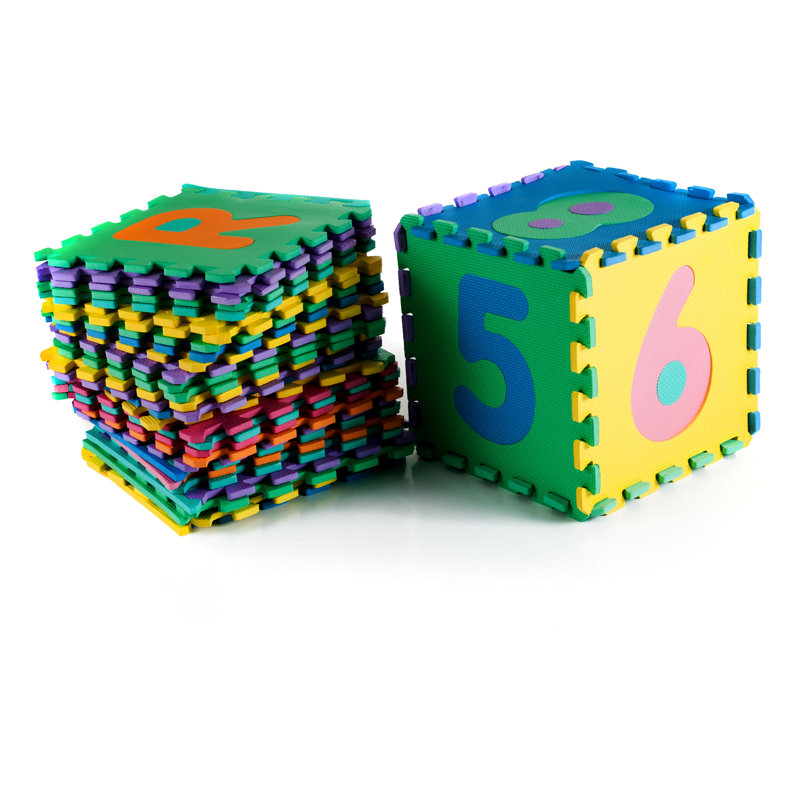 Trademark Games 72.5" Interlocking Alphabet Foam Playmat & Reviews ...