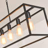17 Stories Barineau 6 Lights 38" Rectangle Vintage Pendant Light Loft ...