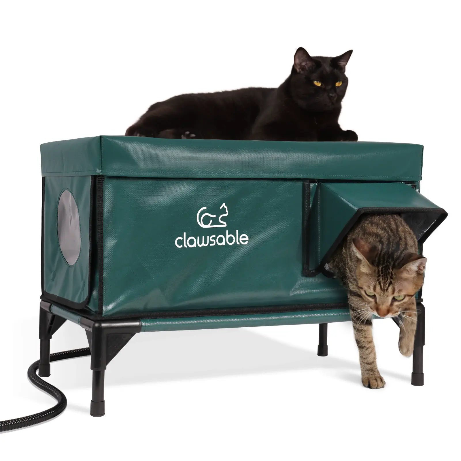Latitude Run® 2023 Portable Outdoor Heated Cat House | Wayfair