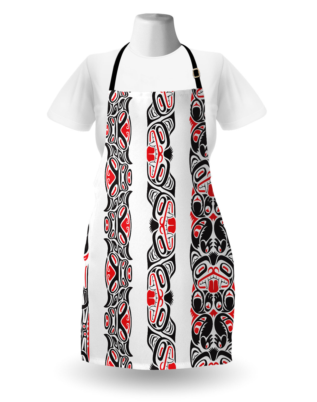 Arlmont & Co. Prehistoric Apron Unisex, Haida Motifs Style, Adult Size ...