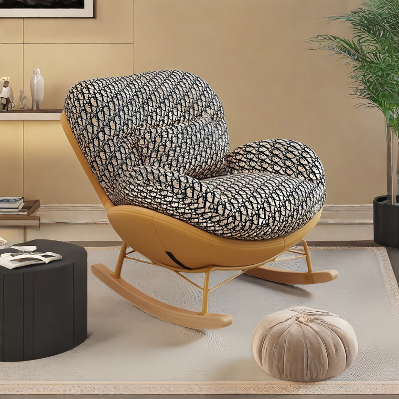 Corrigan Studio® Modern Upholstered Rocking Chair | Wayfair