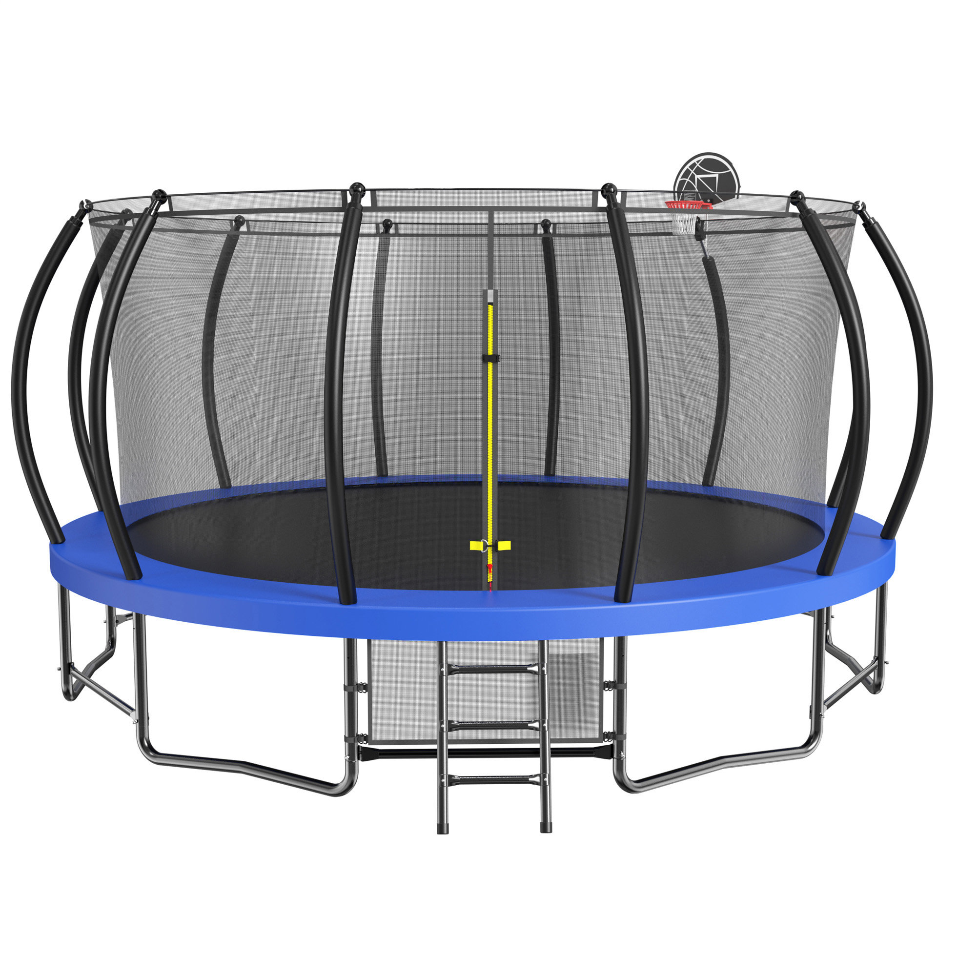 Petal Perfecto 15FT Trampoline With Basketball Hoop - Recreational ...