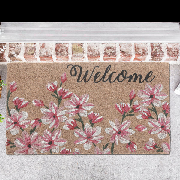 iHcasadécor Floral Outdoor Doormat | Wayfair