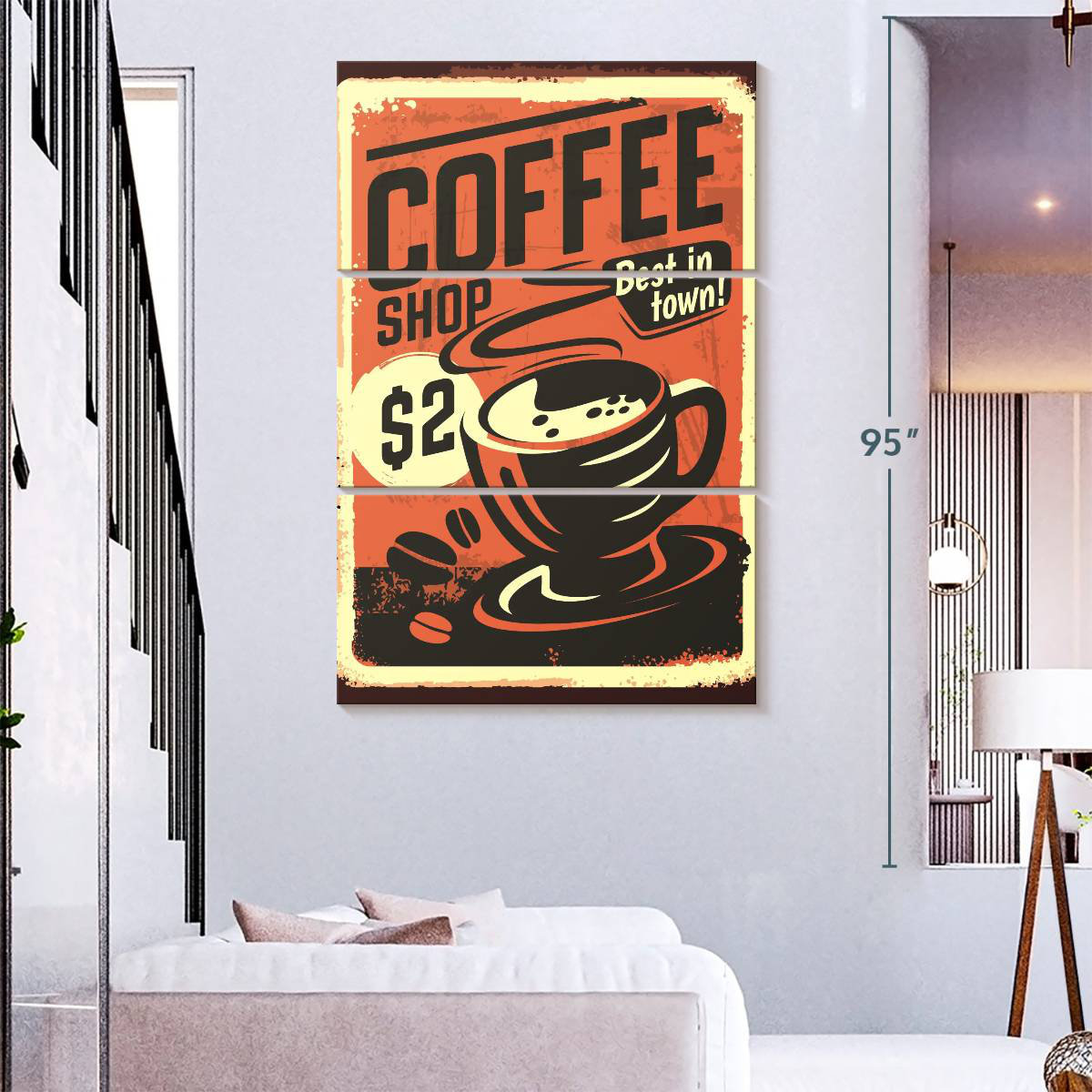 Winston Porter Vintage Coffee Promo Poster | Wayfair