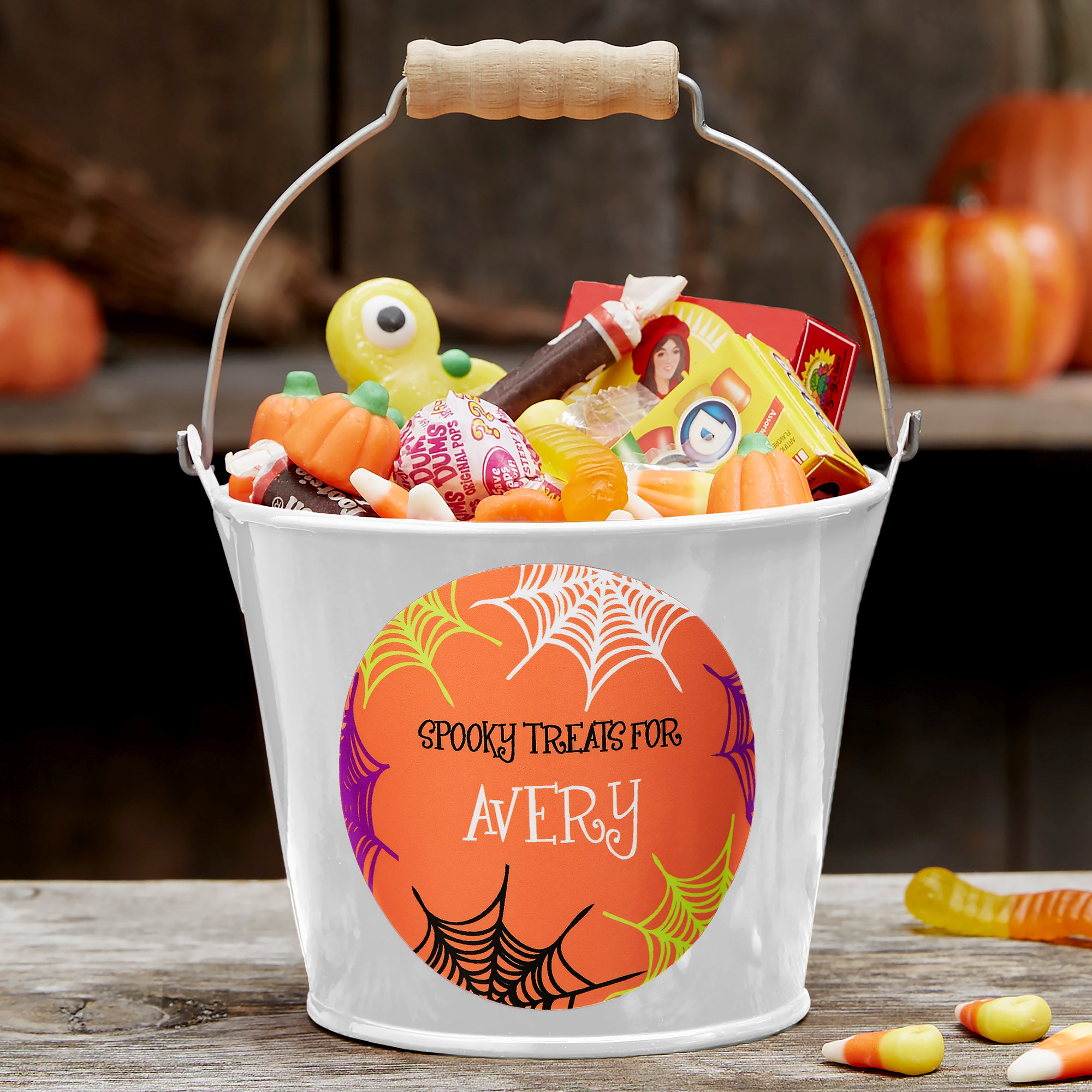 Personalization Mall Sweets And Treats Personalized Mini Metal Bucket Wayfair