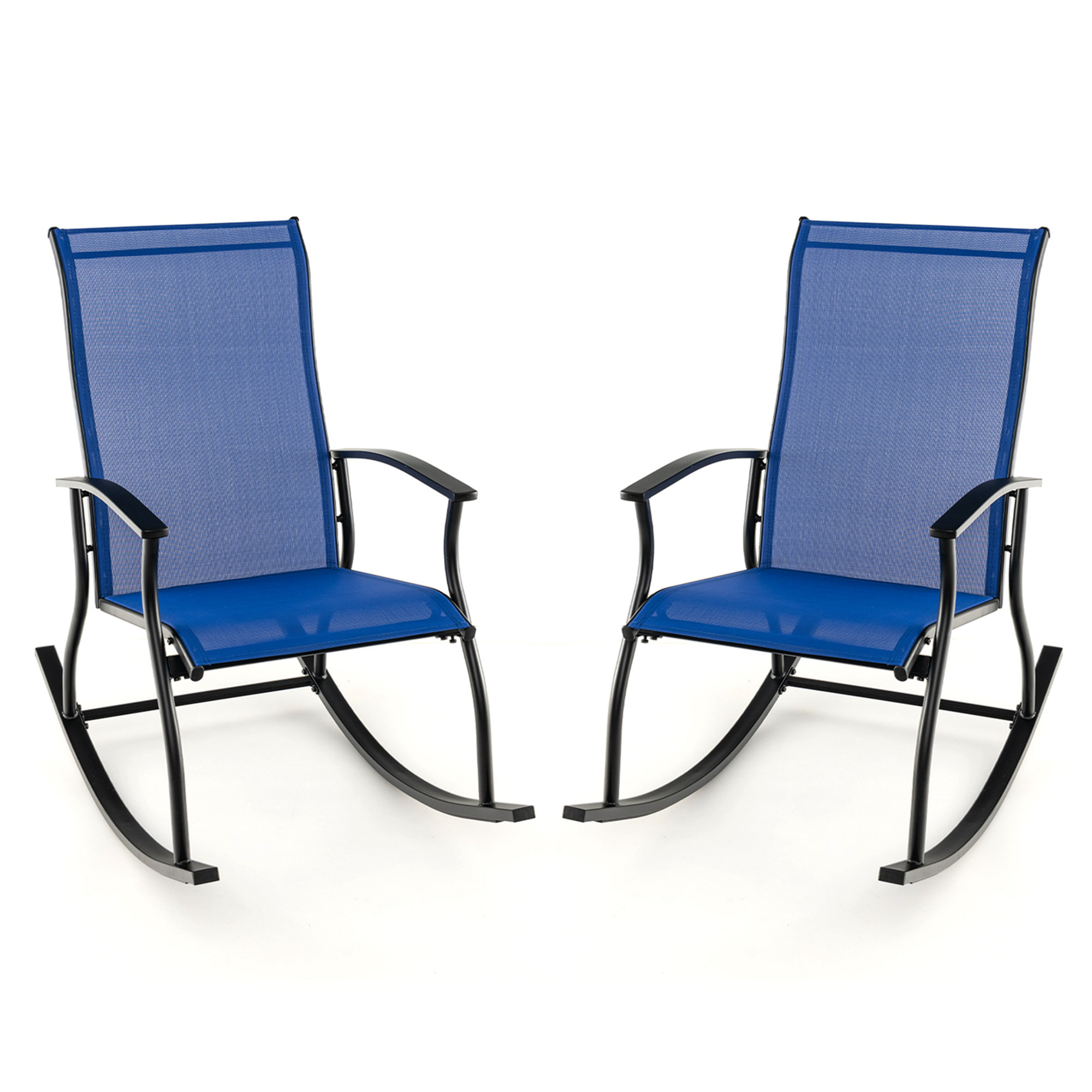 Winston Porter Octaviah Metal Rocking Chair | Wayfair