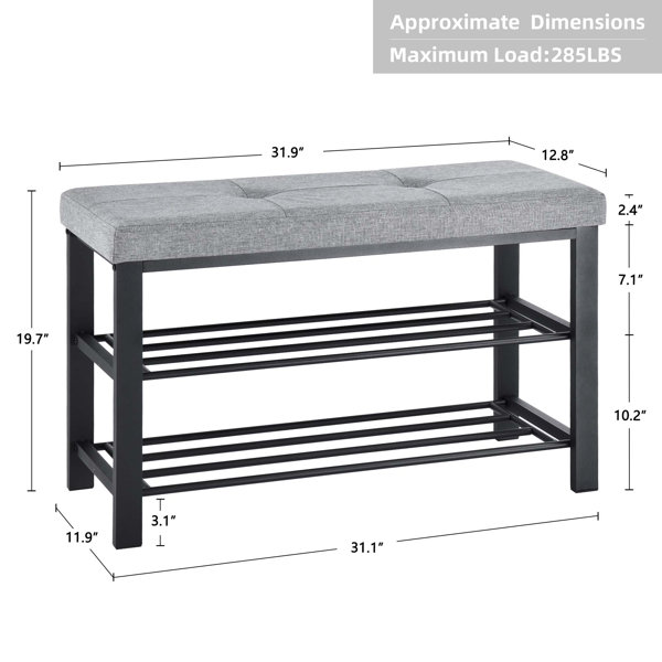 Wade Logan® Bordon Storage Bench & Reviews | Wayfair