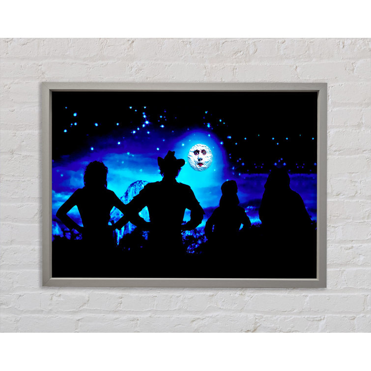 Bright Star The Mighty Boosh Moon Face - Single Picture Frame Art ...