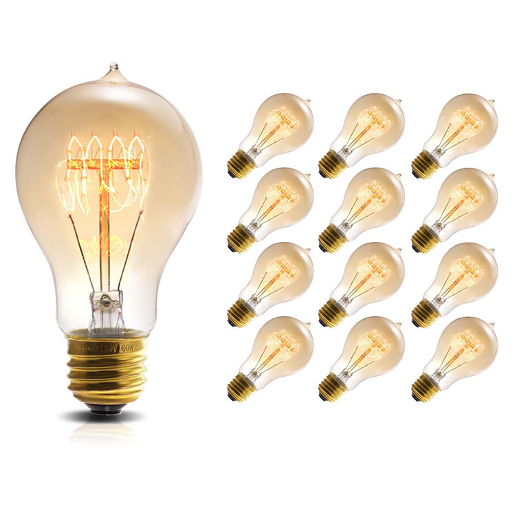 LOHASLED 60 Watt, A19 Dimmable Light Bulb, E26/Medium(Standard) Base ...