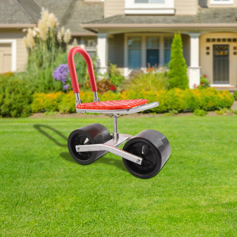 FRONG Foldable Height-adjustable Rolling Stool & Reviews | Wayfair