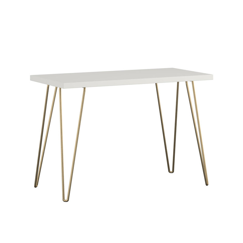 Zipcode Design™ Folkston Metal Base Writing Desk & Reviews | Wayfair