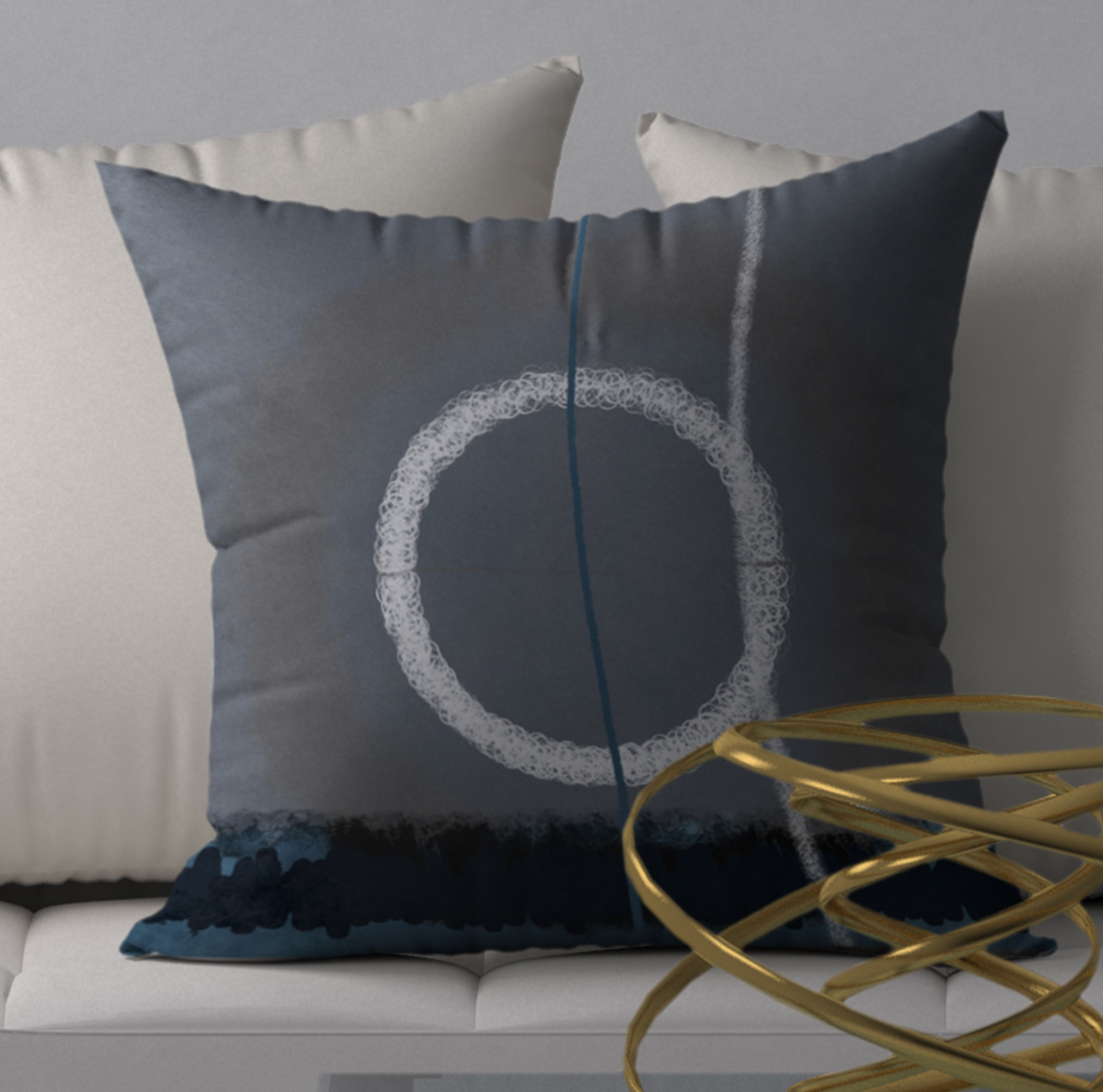 LeRoi Products Coy Sparkling Square Pillow Cover & Insert | Wayfair