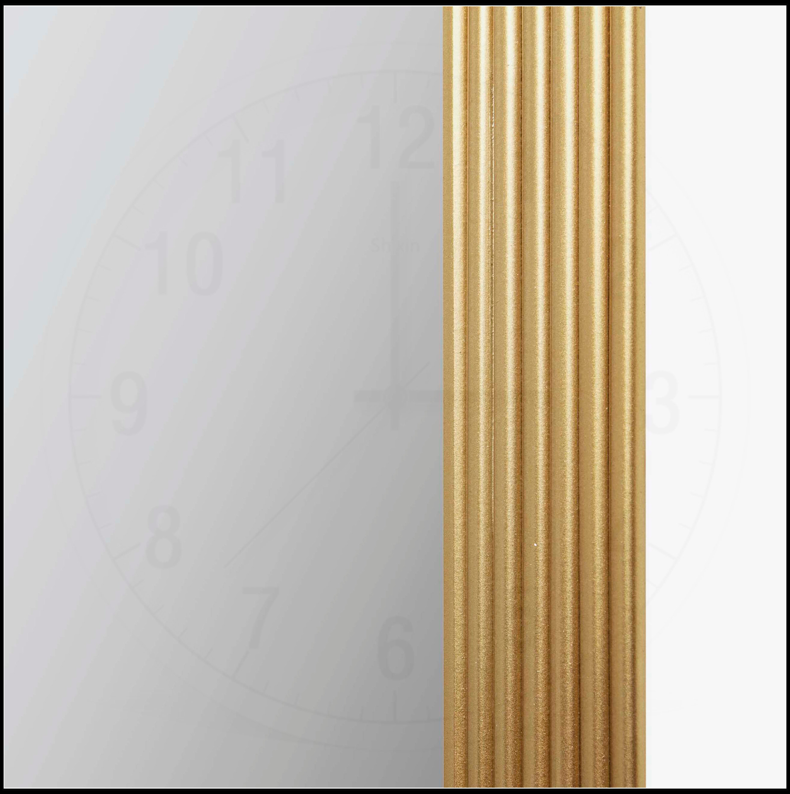 Red Barrel Studio® Elegant Rounded Rectangle Fluted Wall Mirror, a ...