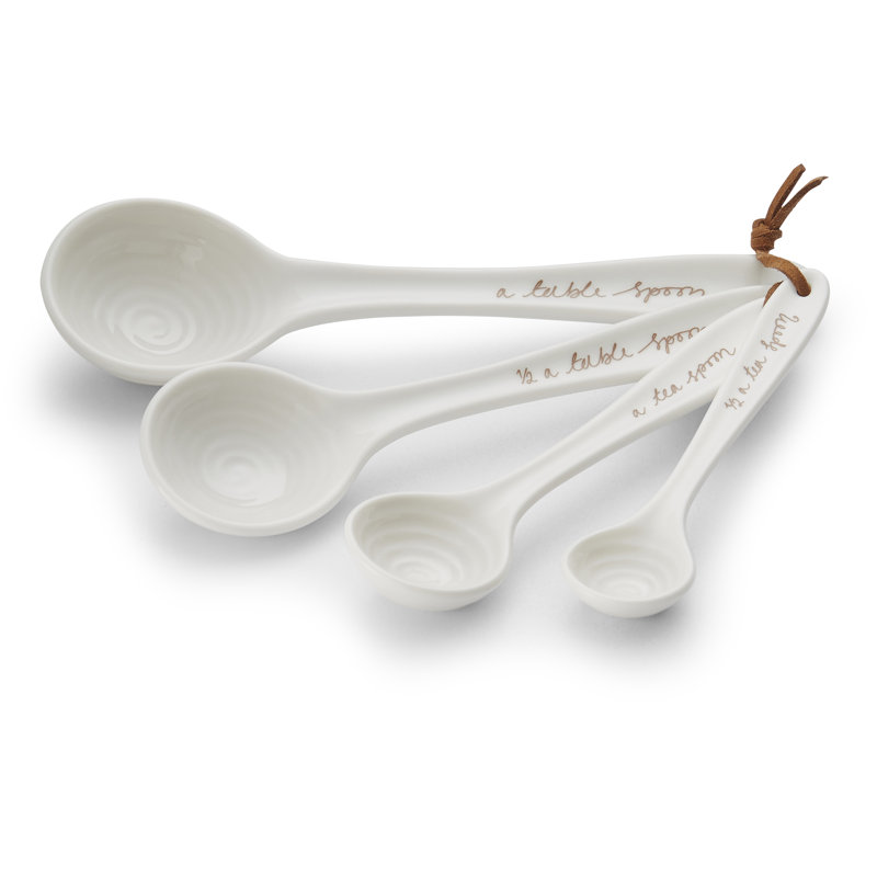 Portmeirion Sophie Conran White Measuring Spoons S/4 & Reviews | Wayfair