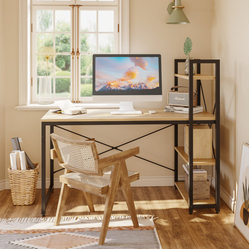Bookcase Desks You'll Love | Wayfair