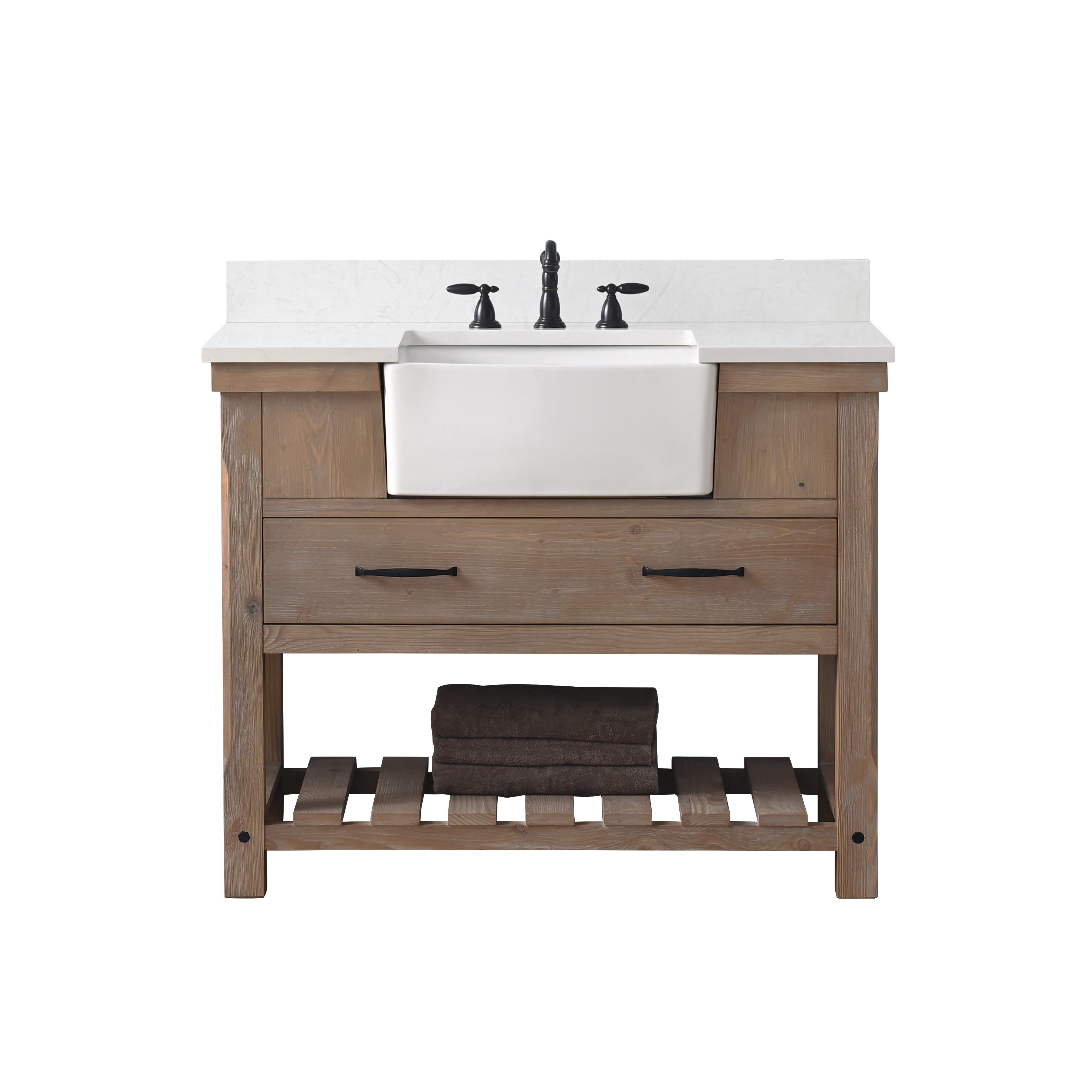 Birch Lane™ Claysburg 42 Single Bathroom Vanity With Engineered Stone