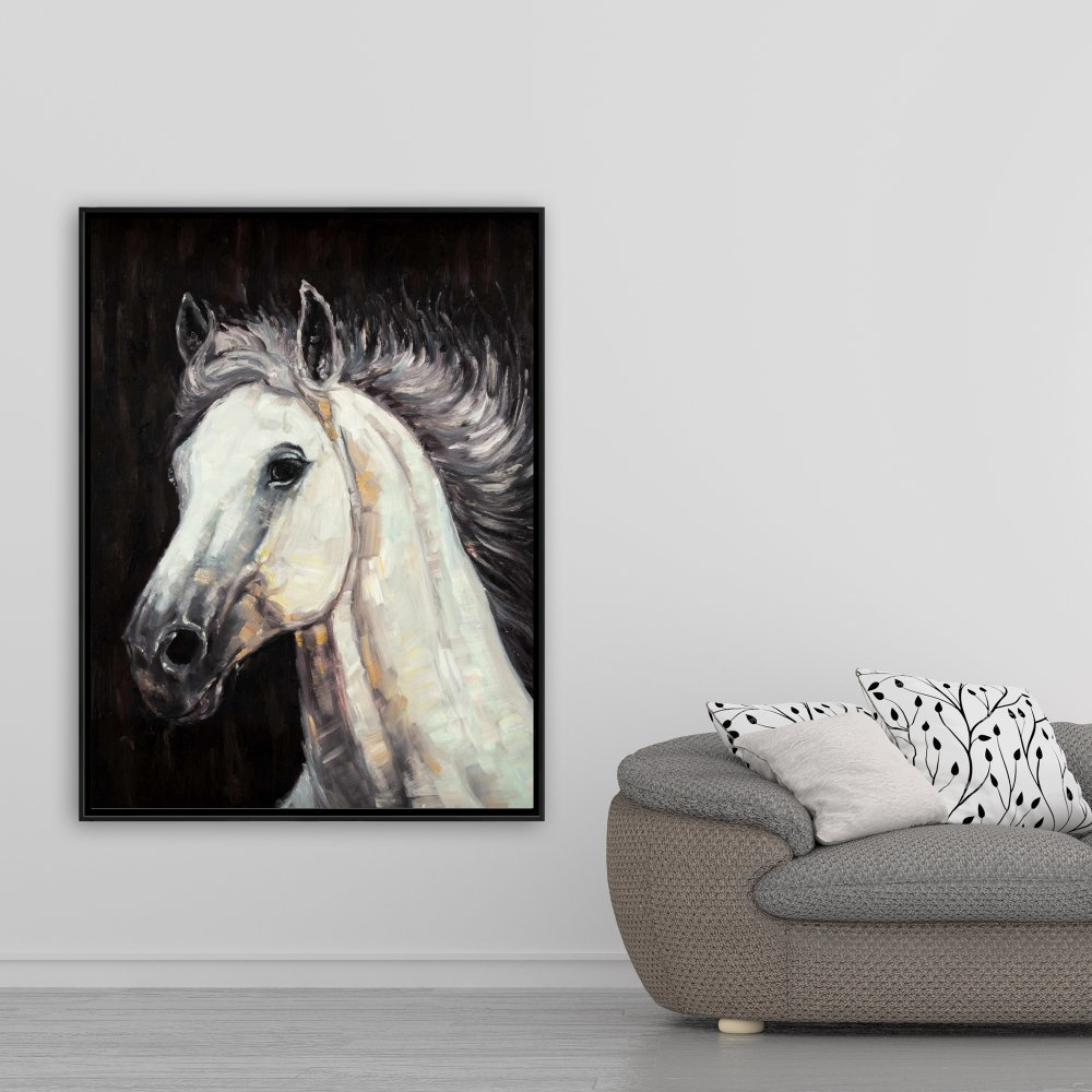 Begin Edition International Inc. " White Star Horse " on | Wayfair