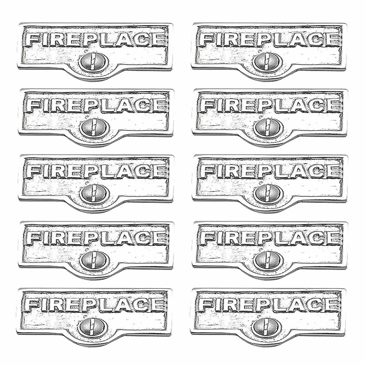 The Renovators Supply Inc. Switch Tags Fireplace Name Signs 1-Gang ...