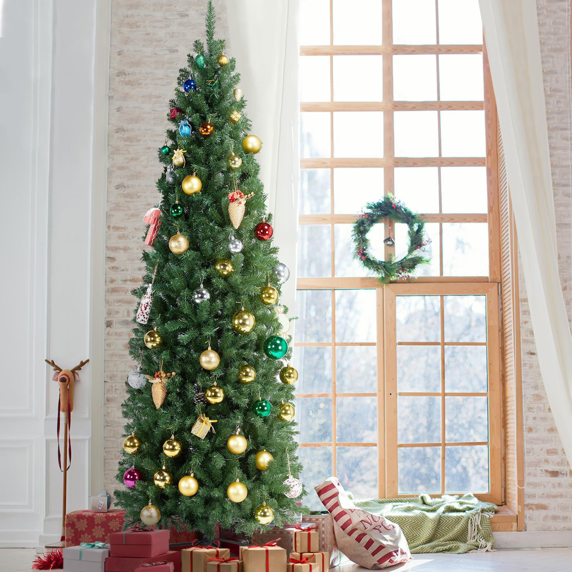 The Holiday Aisle® Pre-lit Artificial Christmas Tree - Wayfair Canada