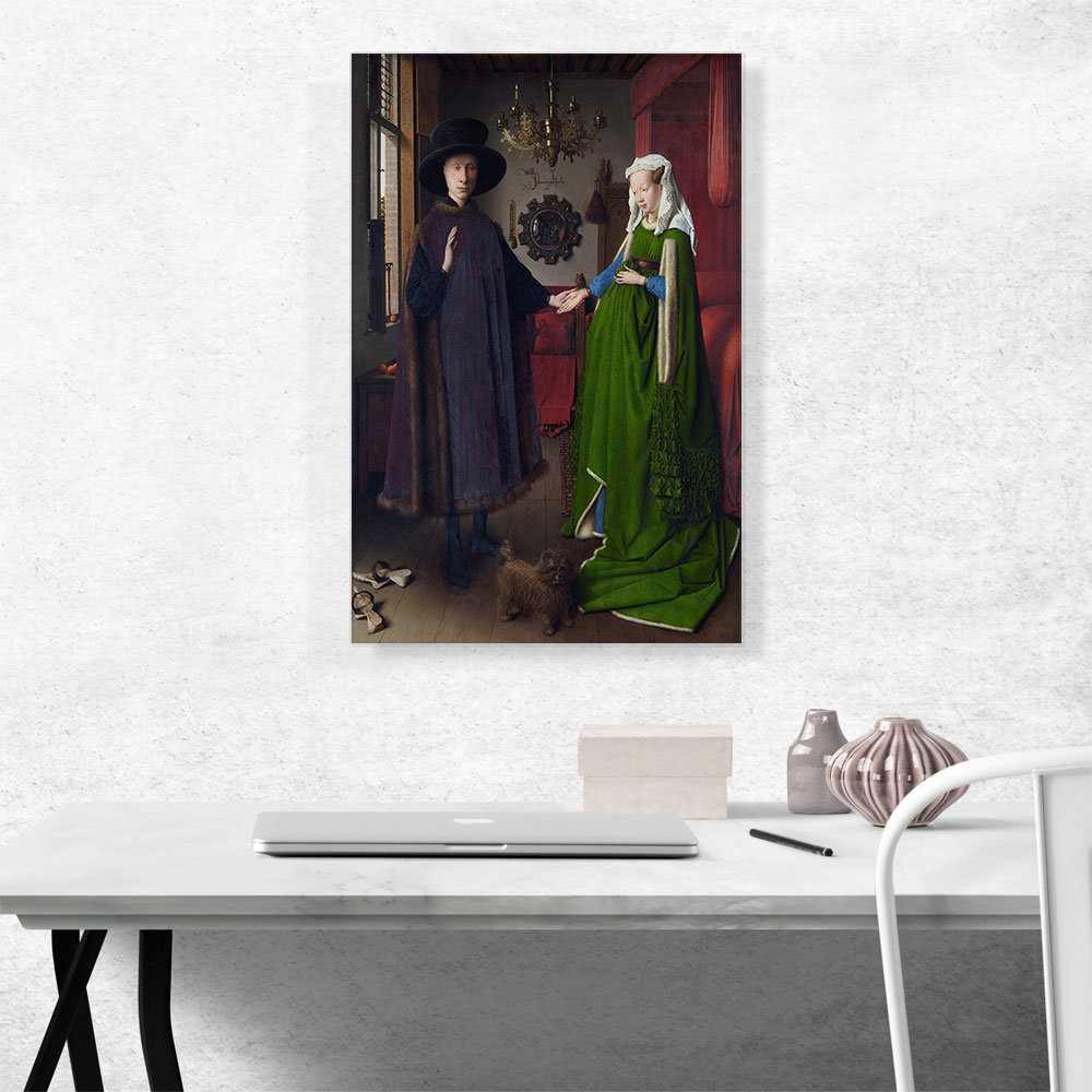 ARTCANVAS Arnolfini Portrait Canvas Art Print By Jan Van Eyck | Wayfair