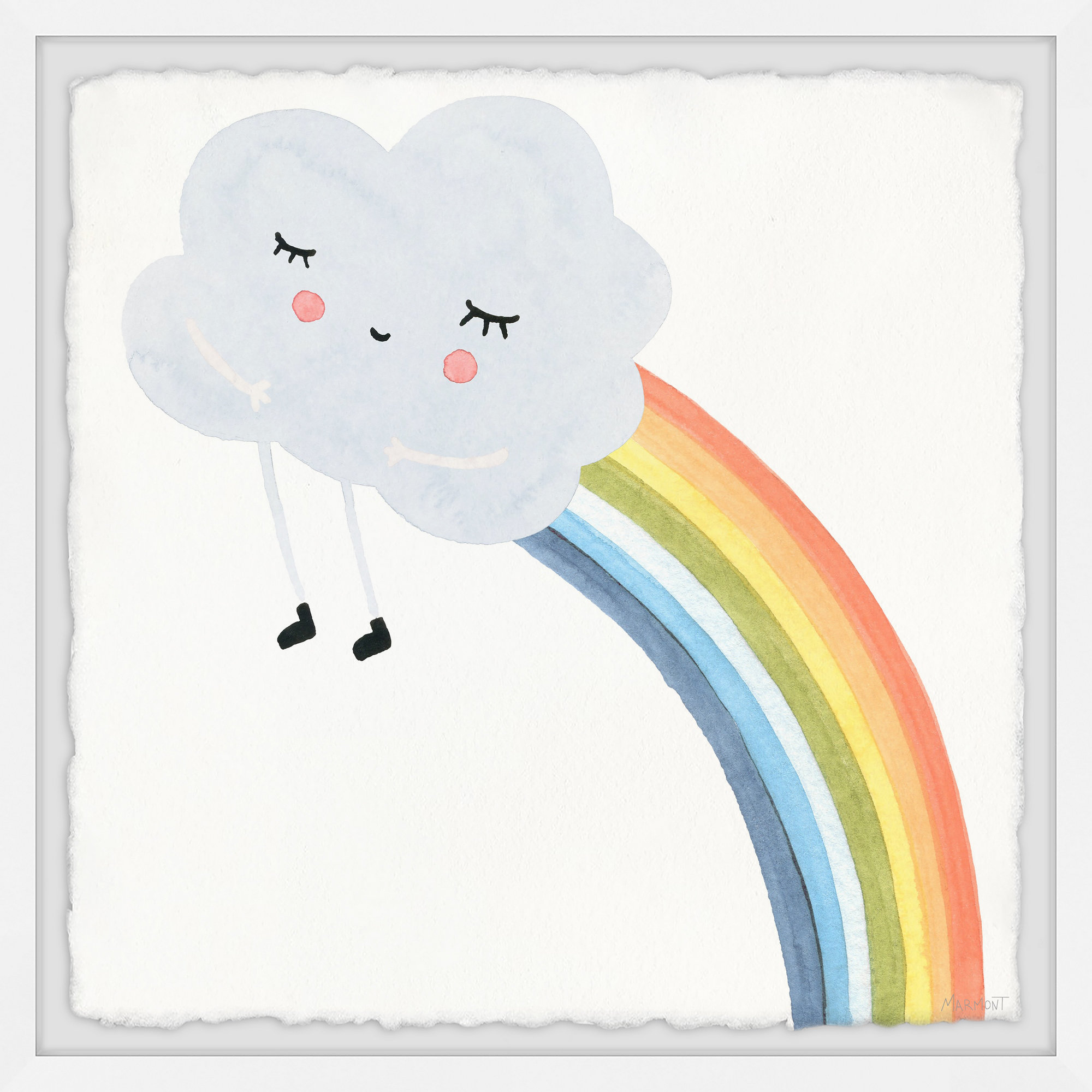 Isabelle & Max™ Gadsden Rainbow Slide Framed Print | Wayfair