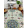 Bungalow Rose Dylnn Wool Floral Rug & Reviews | Wayfair