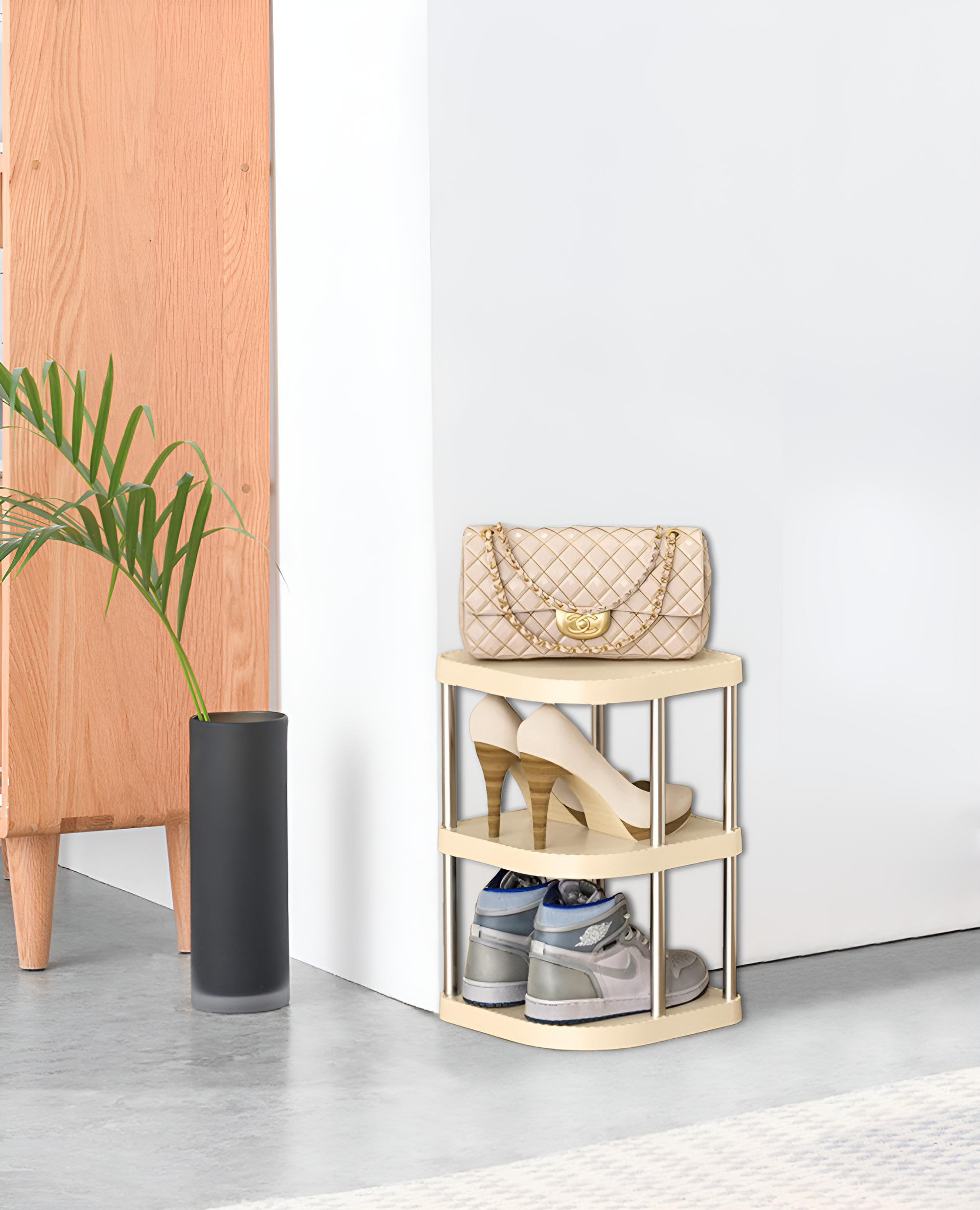 Latitude Run® Small Narrow Shoe Cabinet, Simple Multi-Layer Shoe ...