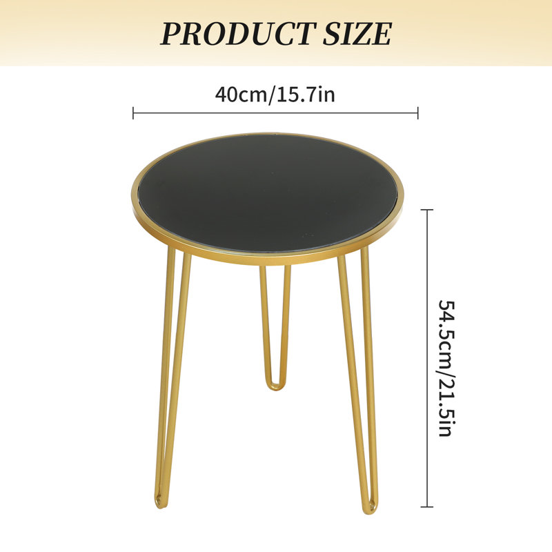 George Oliver Dier 21.5'' Tall Outdoor Modern Side Table & Reviews ...