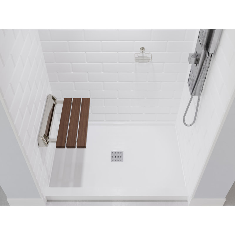 Steam Spa SteamSpa 20 in. x 13 in. Wall Mounted Teak Wood Rust ...