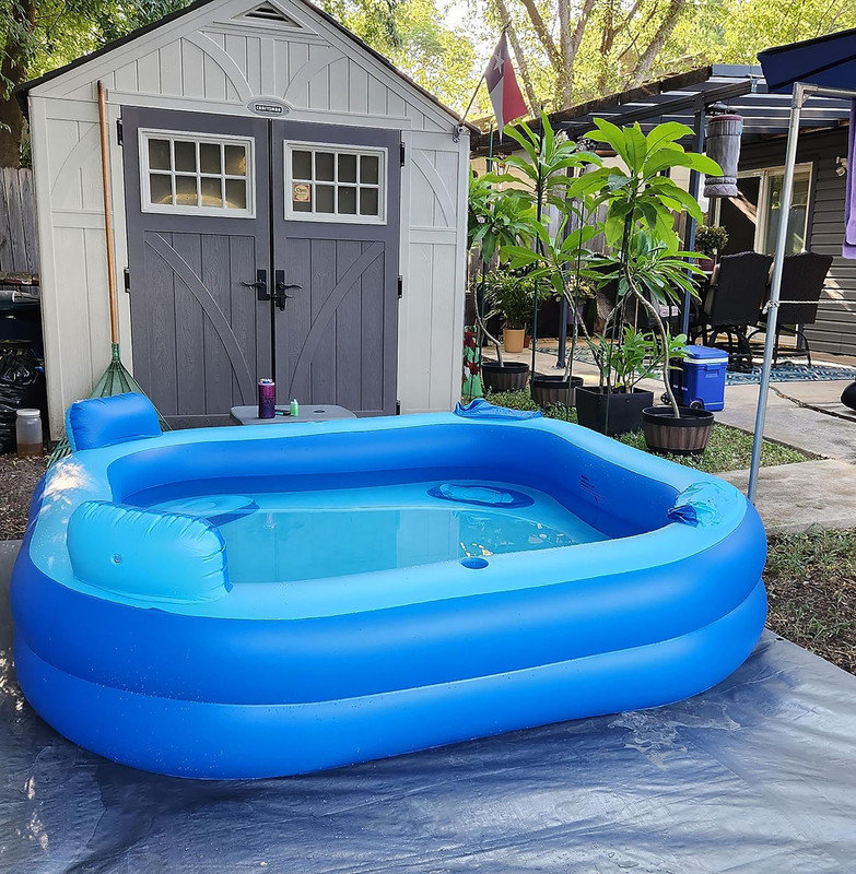 Beniar 2 ft. H x 8 ft. L x 8 ft W Kiddie Pool - Wayfair Canada