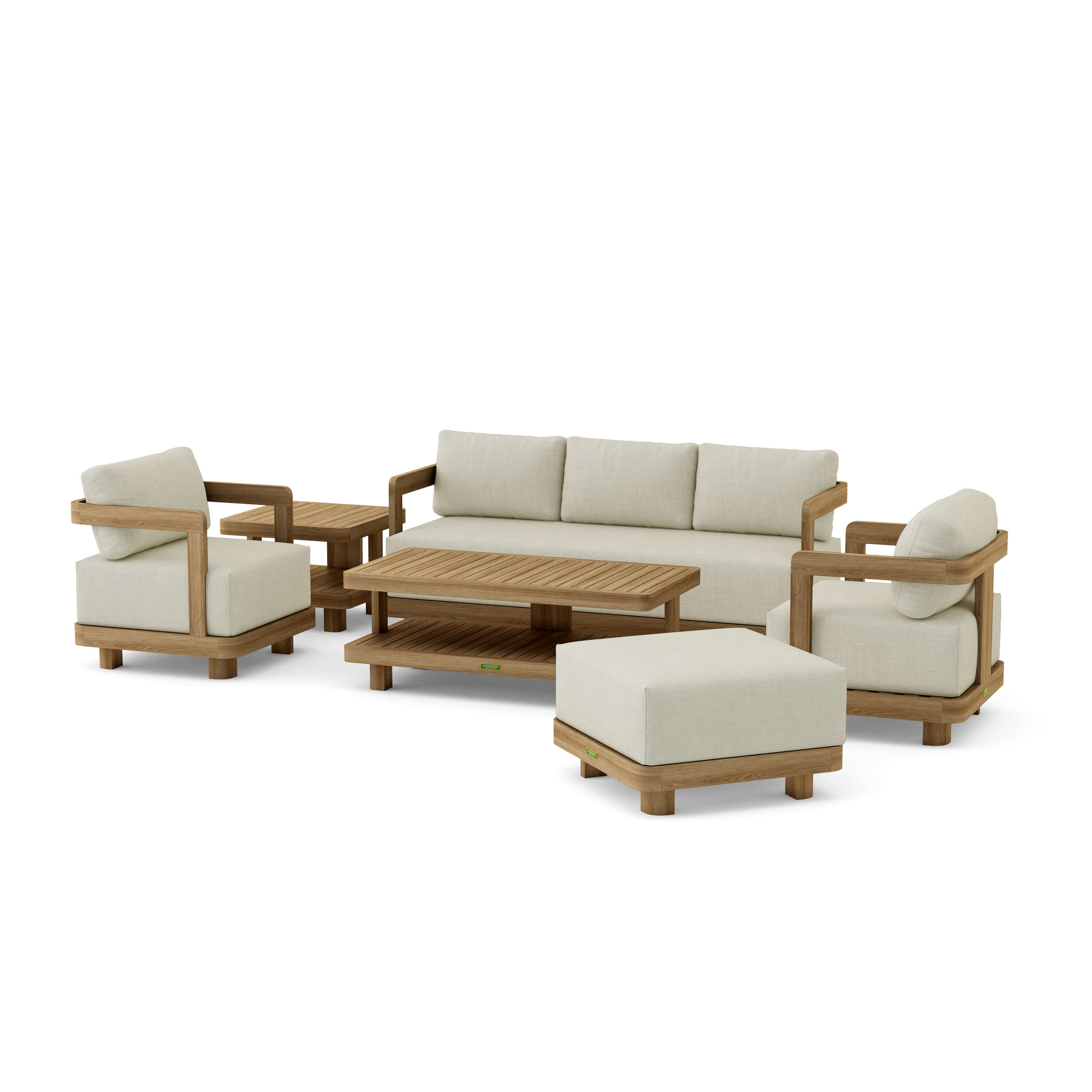 Anderson Teak Granada Outdoor 6 - Piece Teak Conversation Set