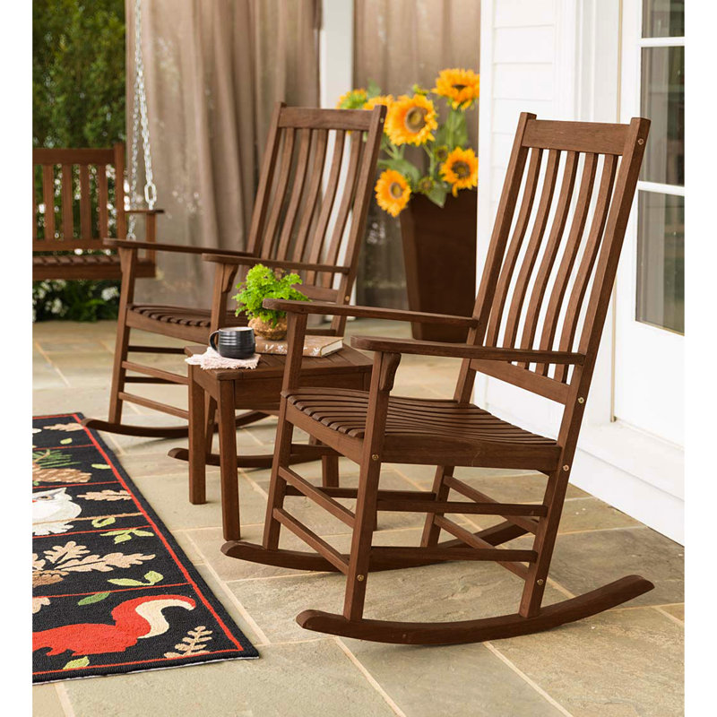 Red Barrel Studio Slatted Wood Rocker - Wayfair Canada
