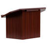 Flash Furniture Collette Foldable Tabletop Lectern in Mahogany ...