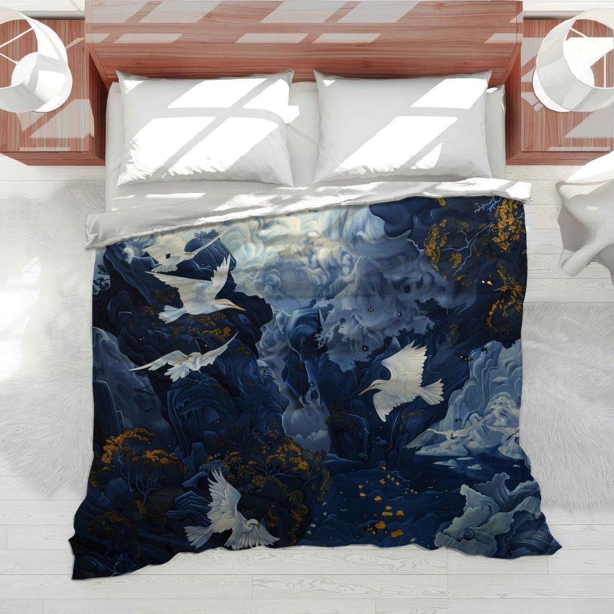 VisionDecor Botanical Bedding Nature Duvet Cover Overgrown | Wayfair