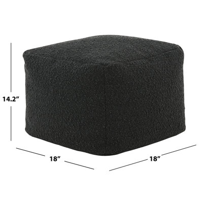 Joss & Main Inaki Upholstered Pouf & Reviews | Wayfair