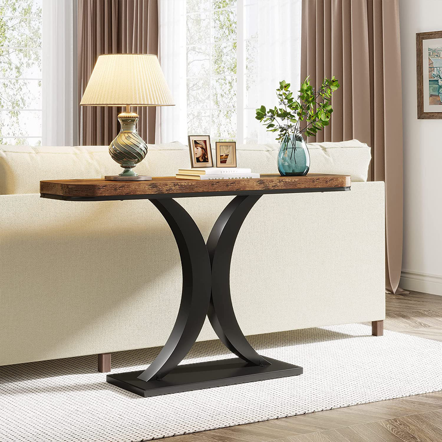 HONGYAN 39.37" Console Table for Entryway, Living Room & Reviews ...
