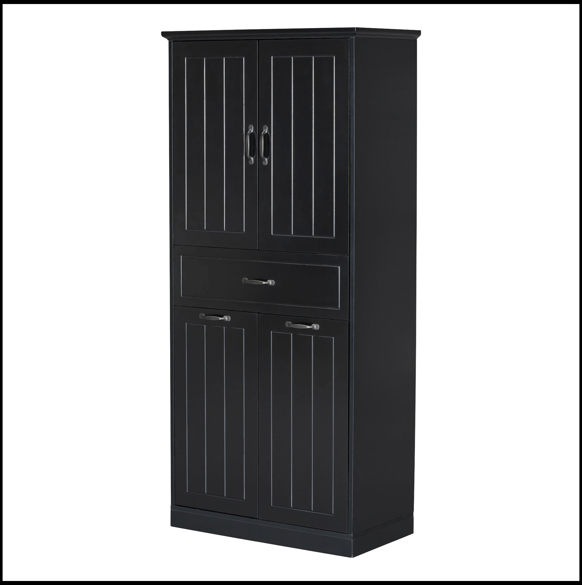 Rosecliff Heights Bathroom Storage Cabinet With Two Laundry Baskets ...