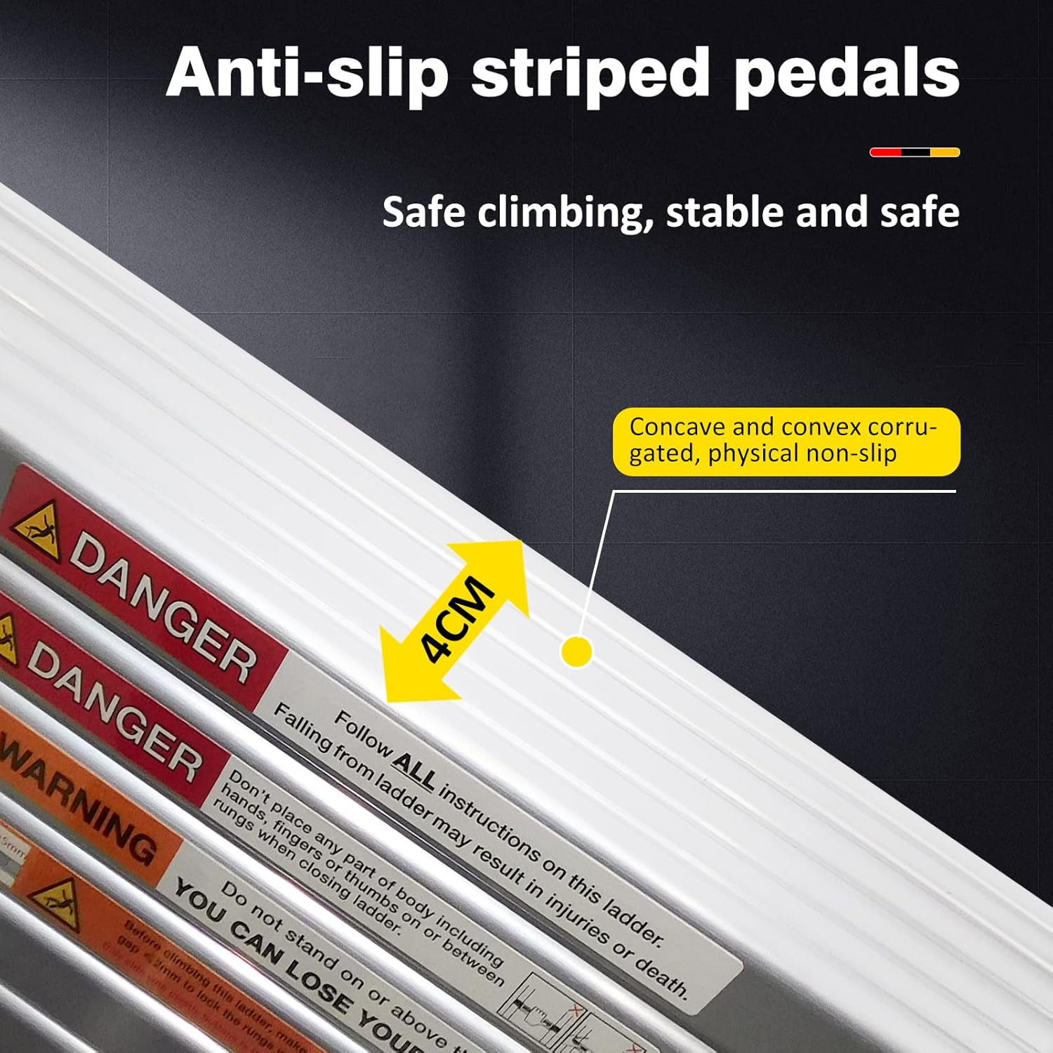 WFX Utility™ Ladder Aluminum Extension Ladder with Roof Hooks 20FT ...