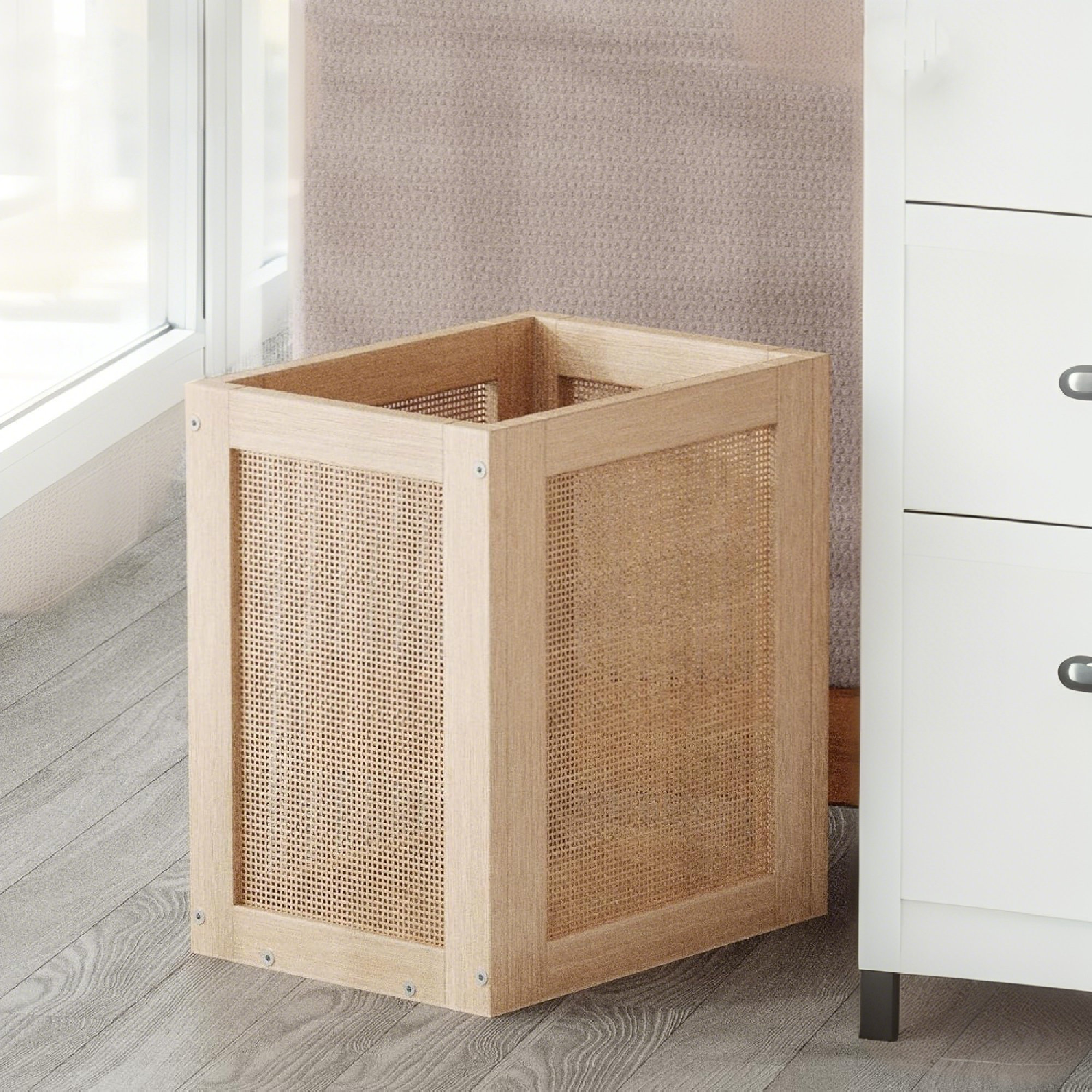 INTEGATOIC LLC Retro Industrial Trash Can & Waste Basket - 4.5 Gallon ...