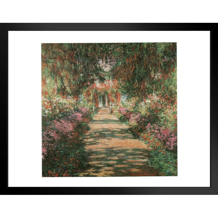 Winston Porter Claude Monet Garden Path At Giverny French Impressionist ...