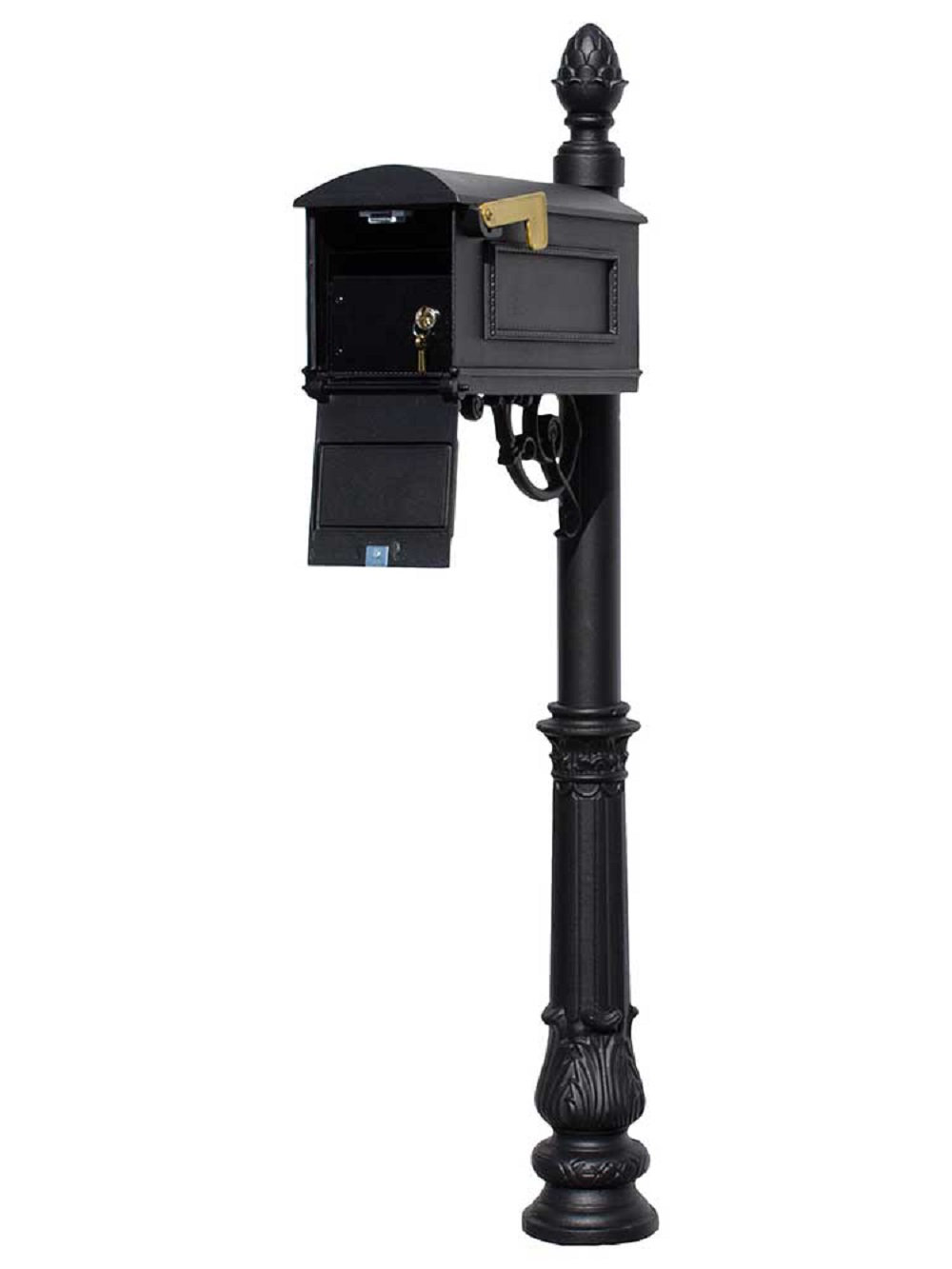Qualarc Lewiston Locking Post Mounted Mailbox & Reviews | Wayfair