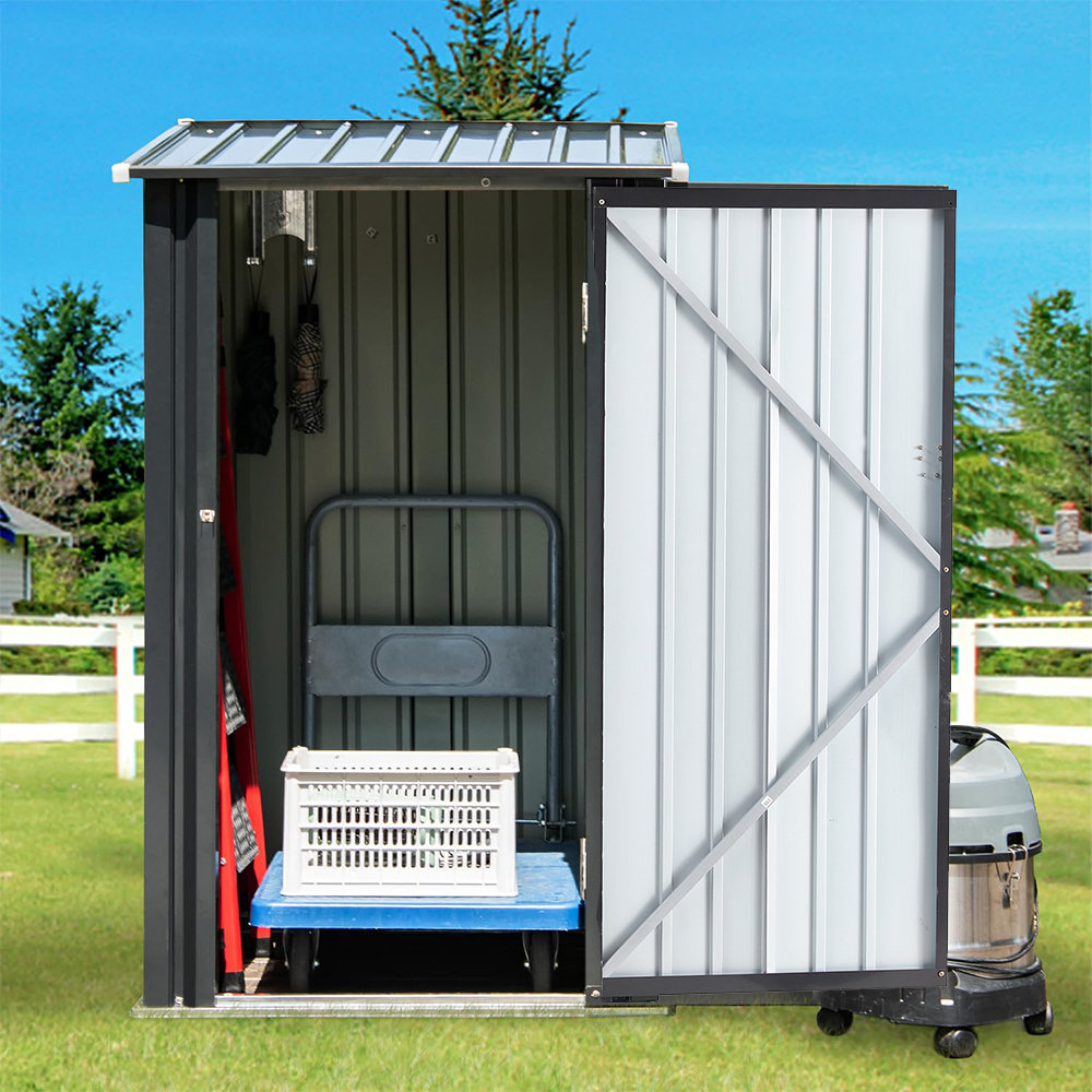 iYofe 3 ft. W x 3 ft. D Metal Storage Shed | Wayfair