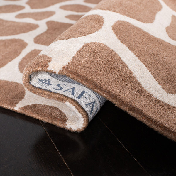 Millwood Pines Wool Animal Print Rug & Reviews | Wayfair