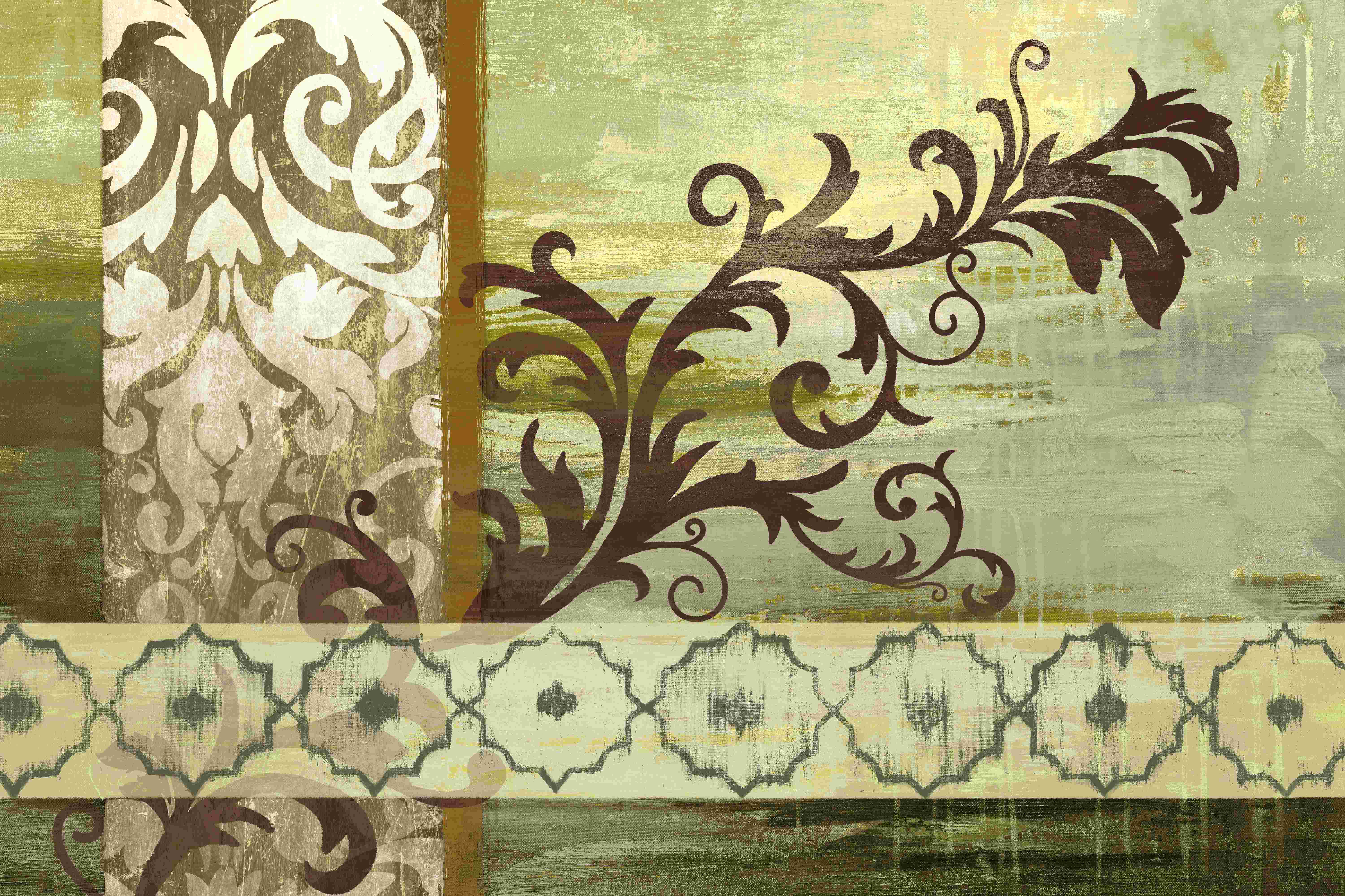 Charlton Home Brown Paint Swirly 2 - Wrapped Canvas Graphic Art ...