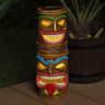 Alpine 11"H Solar-Powered Tiki Statue with LED Lights & Reviews | Wayfair