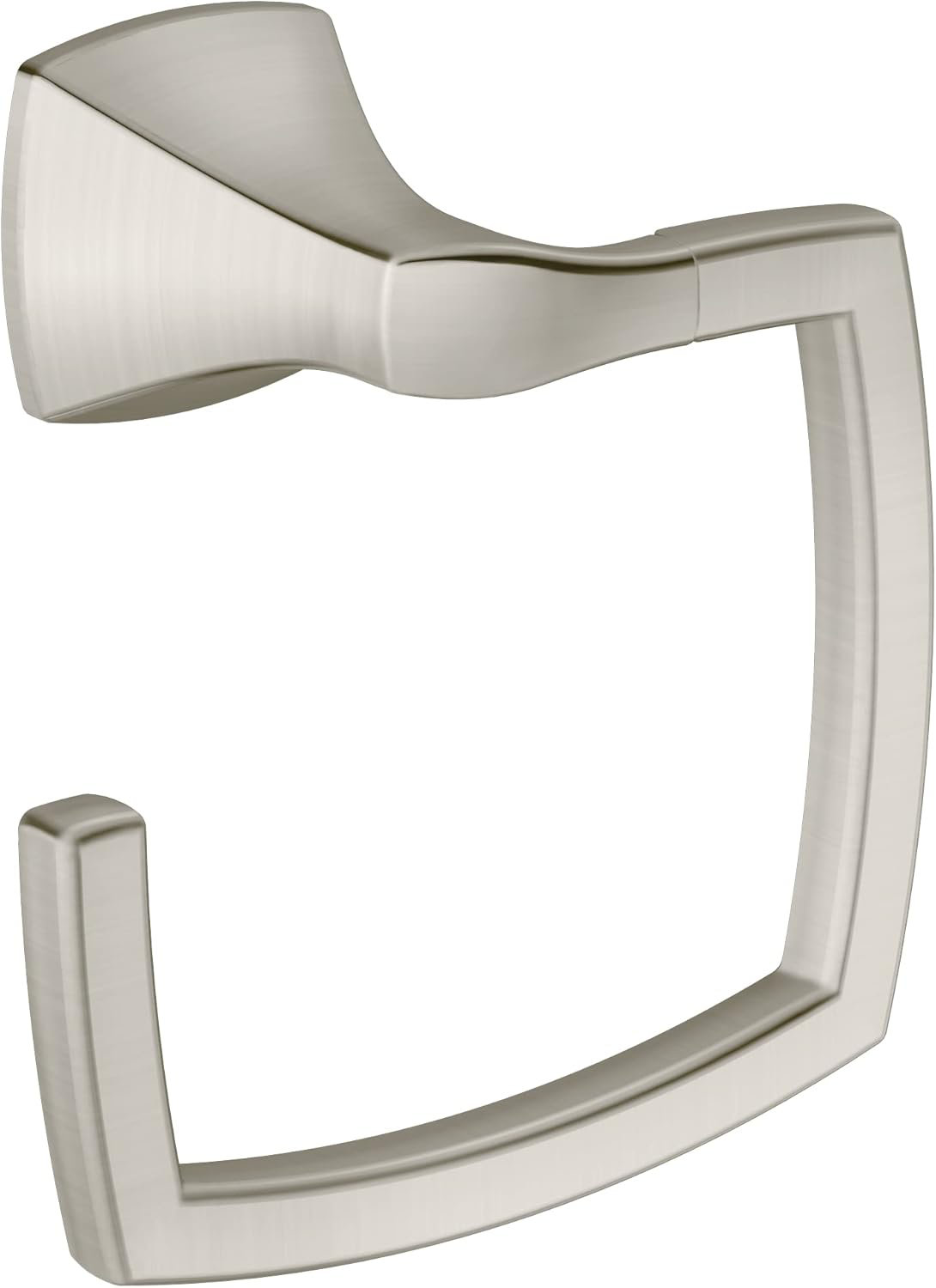 Fish hunter Collection Brushed Nickel Bathroom Hand Towel Ring, Wall ...