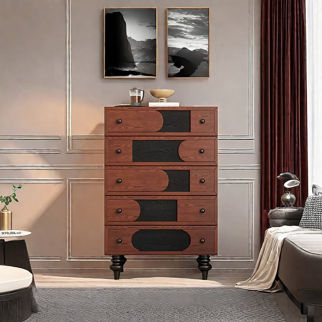 Vivid Space Creation Versatile vintage drawer accent chest - Wayfair Canada