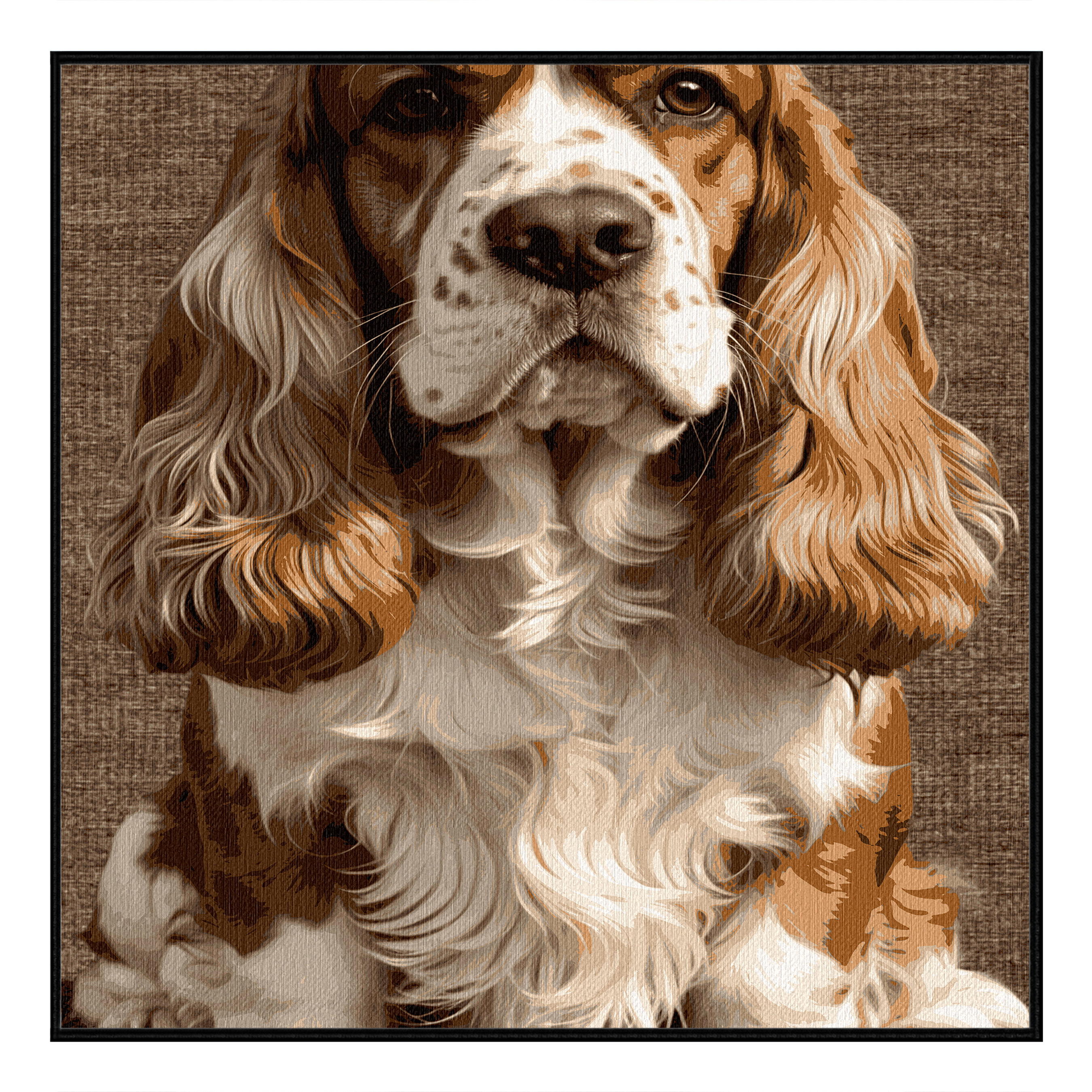 Red Barrel Studio® Washable Cocker Spaniel Dogs Area Rug | Wayfair