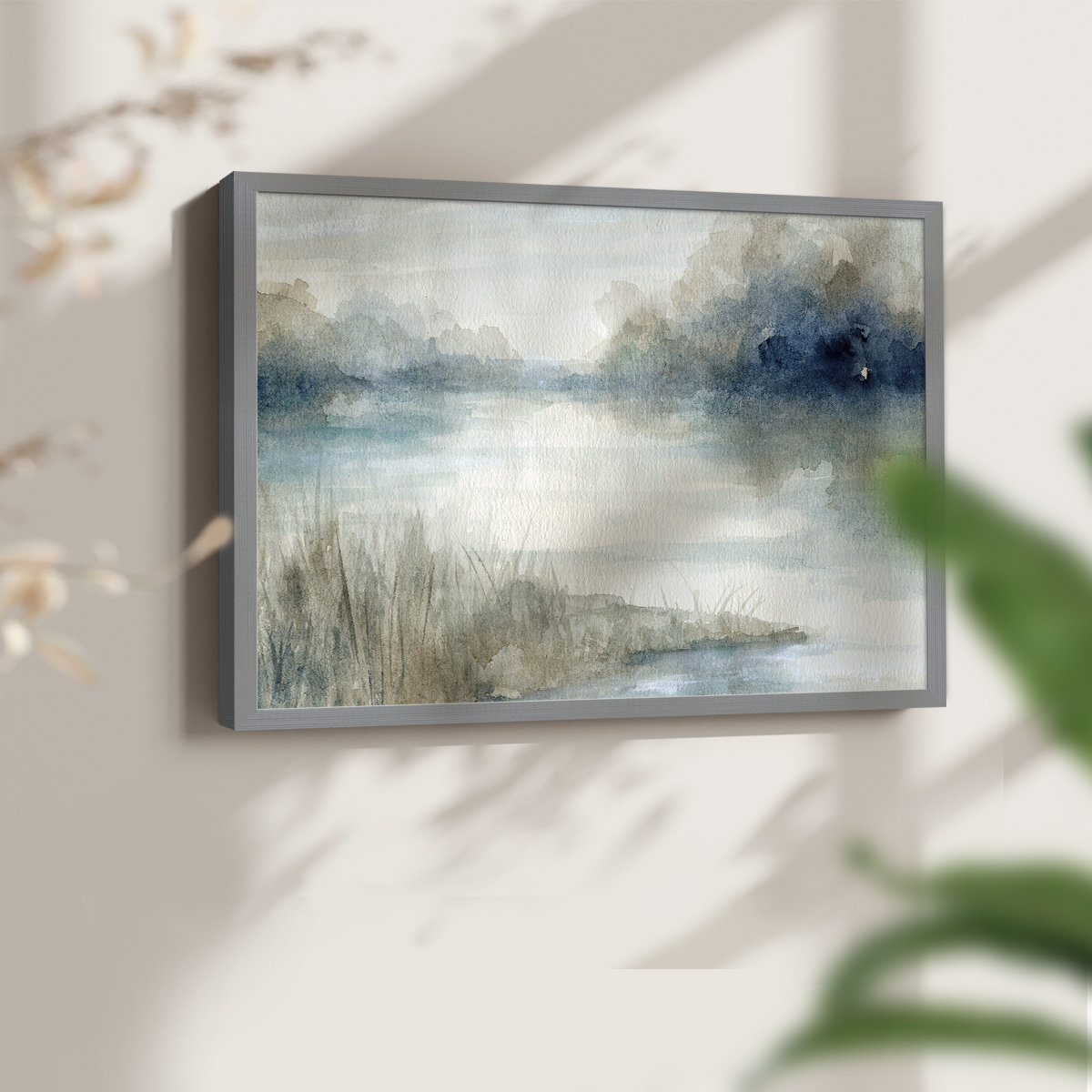 Winston Porter Still Evening Waters -Framed Print - Restickable | Wayfair